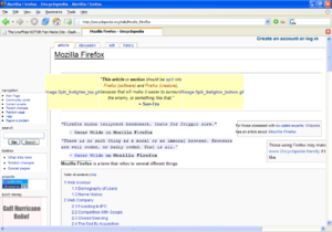 Mozilla Firefox - Uncyclopedia, the content-free encyclopedia