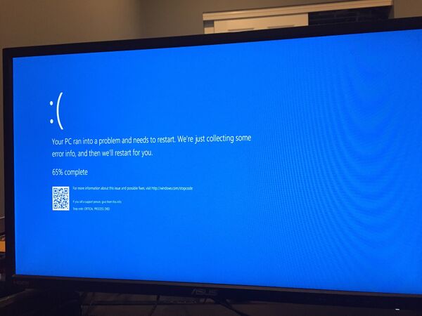 Blue Screen of Death - Uncyclopedia, the content-free encyclopedia